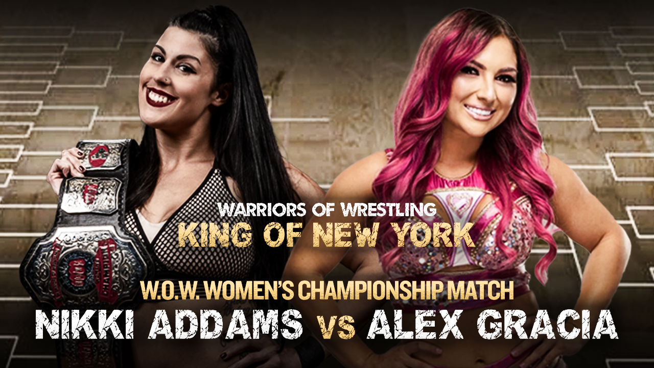 KONY 2021 – Nikki Addams vs Alex Gracia – Warriors of Wrestling