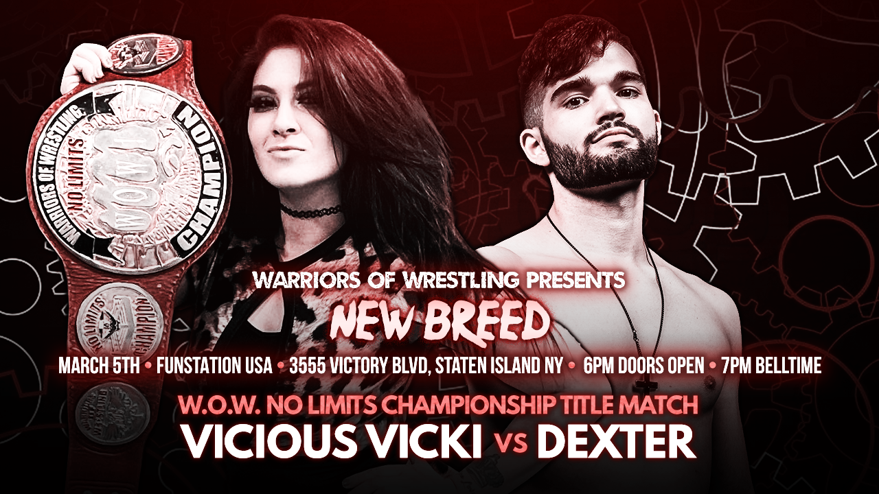 New Breed 2022 – Vicious Vicki vs. Dexter – Warriors of Wrestling