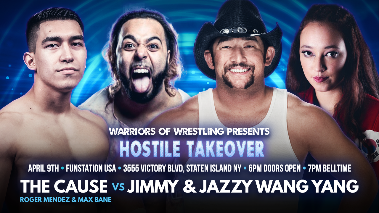 Hostile Takeover 2022 – The Cause vs. Jimmy and Jazzy Wang Yang ...