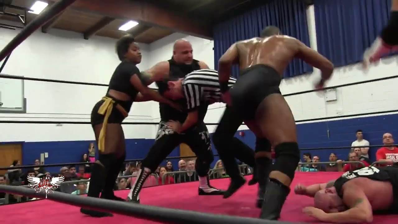 [INTERGENDER WRESTLING] Joey B, Karloff, & “Bonesaw” Brooks v Darius ...