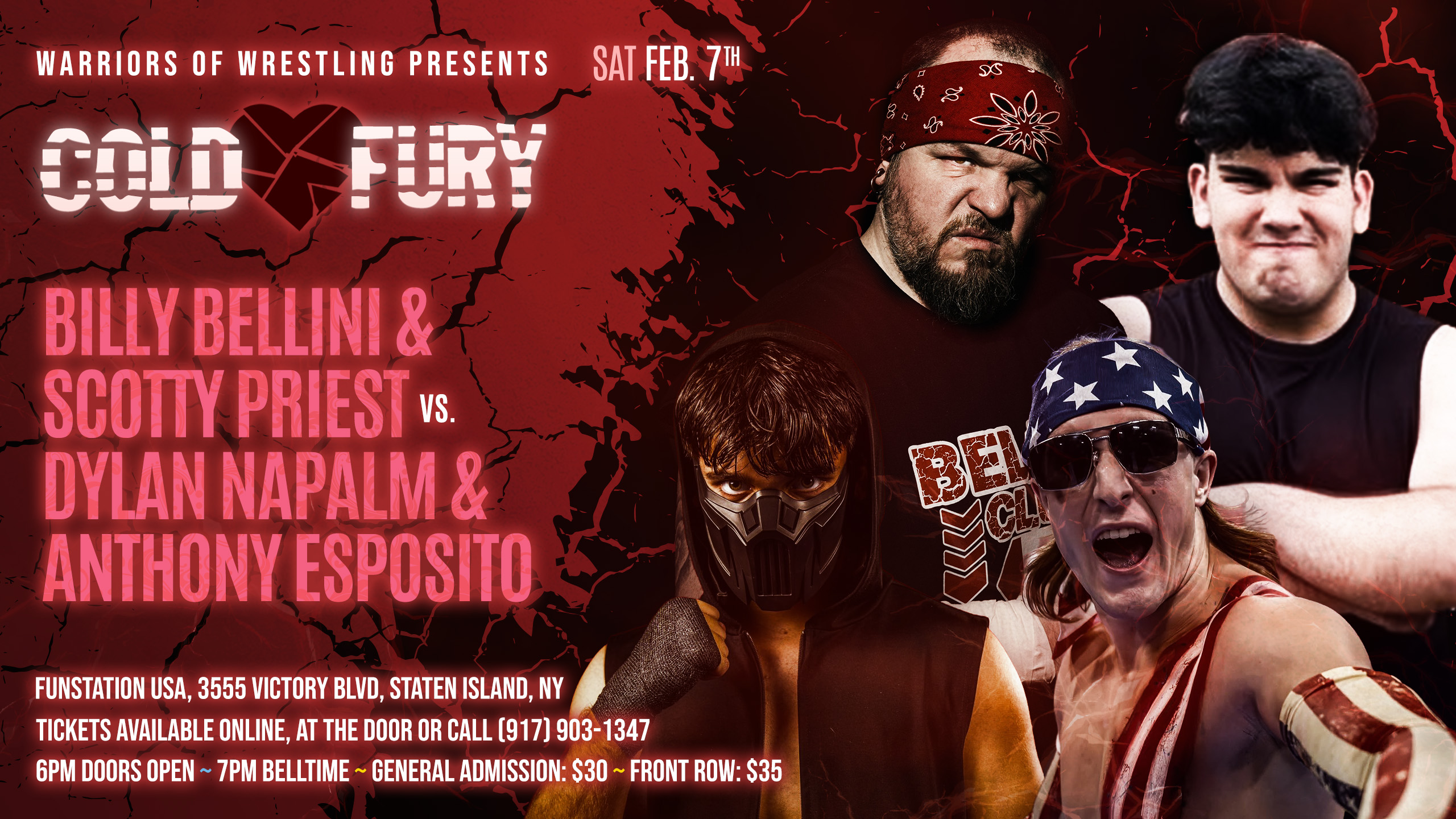 Cold Fury 2026 – Billy Bellini and Scotty Priest vs Dylan Napalm and ...