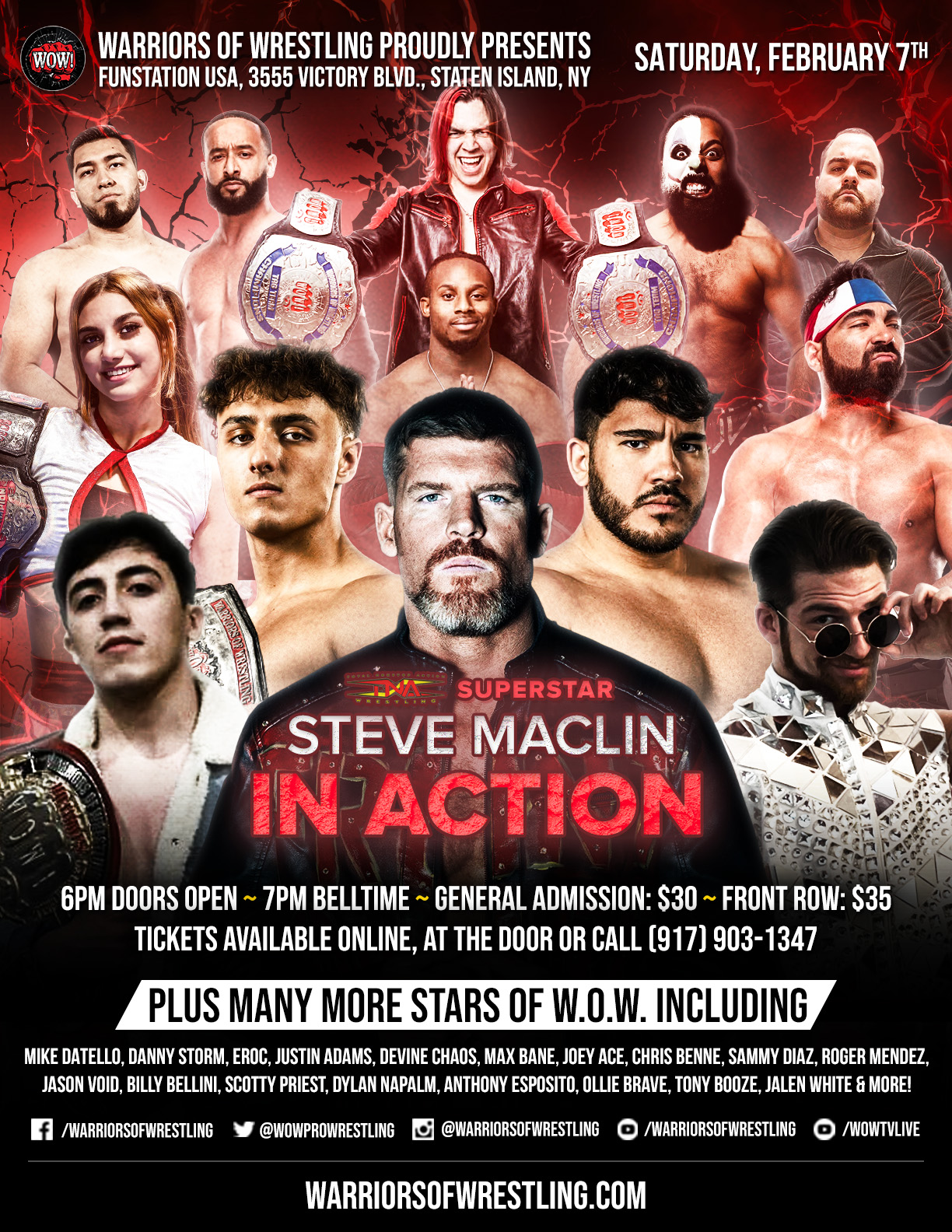 Cold Fury 2026 Poster – Warriors of Wrestling