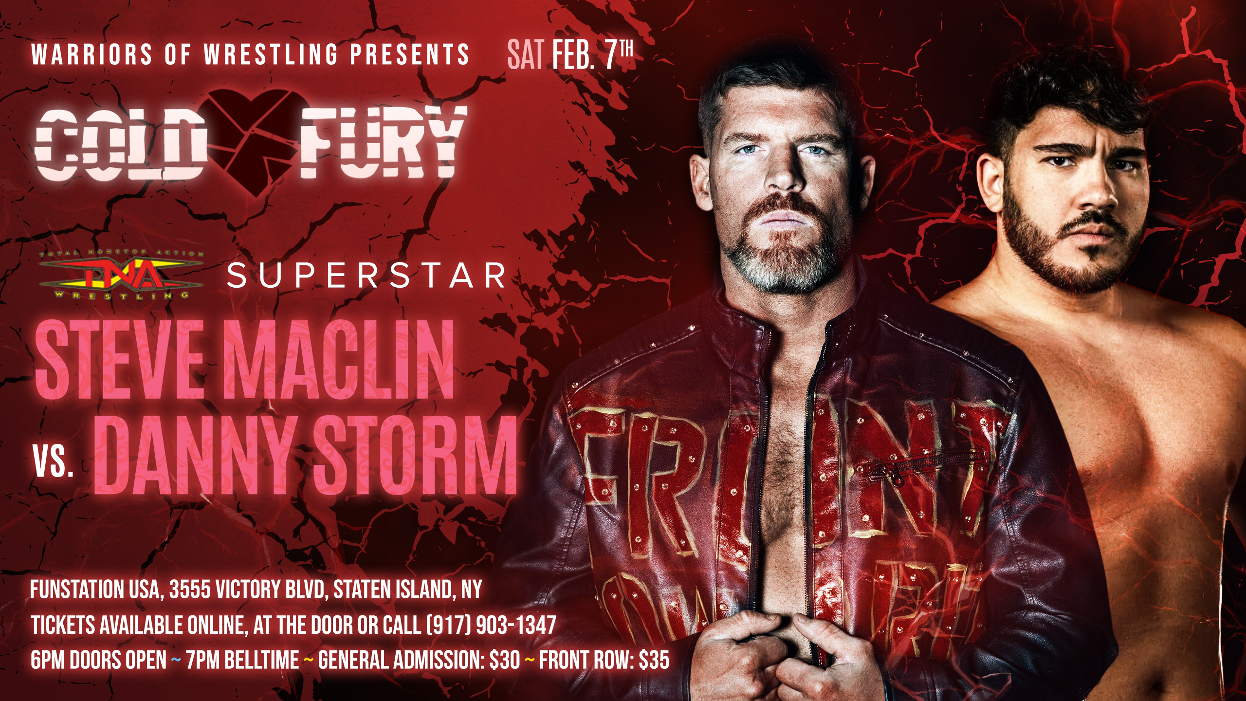 Cold Fury 2026 – Sreve Maclin vs Danny Storm – Warriors of Wrestling