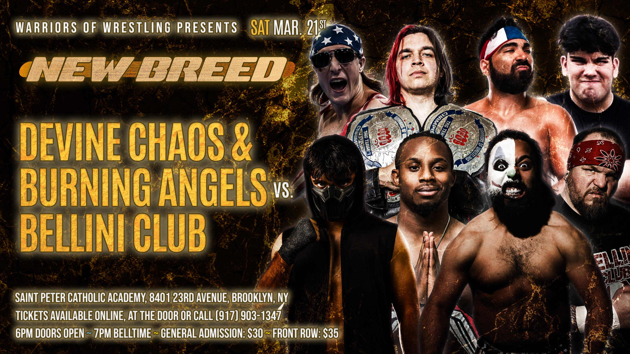 New Breed 2026 – Devine Chaos and Burning Angels vs Bellini Club ...